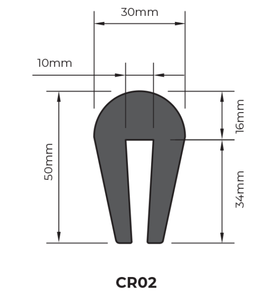 Rubber Stringer Bar Protection Capping | Capping Rubber