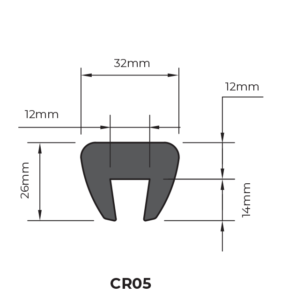 Rubber Stringer Bar Protection Capping | Capping Rubber