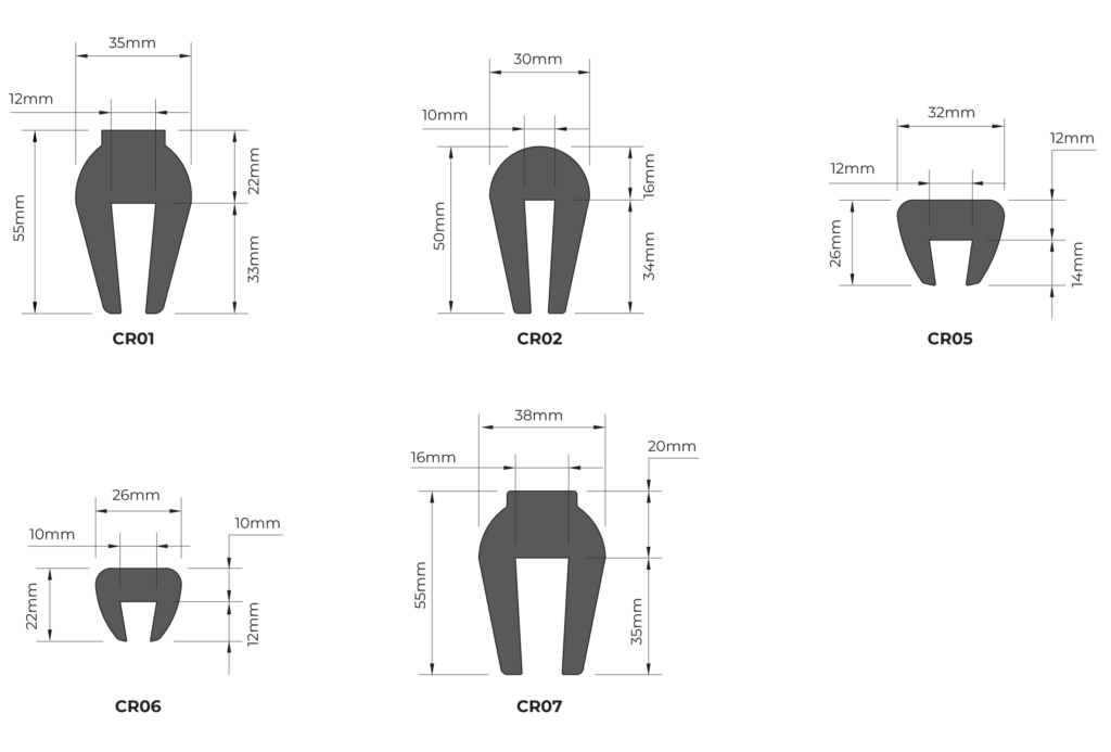 Rubber Stringer Bar Protection Capping | Capping Rubber
